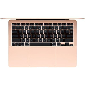 2020 Apple MacBook Air with Apple M1 Chip with 8-Core CPU (13.3-inch, 8GB RAM, 1TB SSD Storage)(QWERTY English) Gold (Renewed)