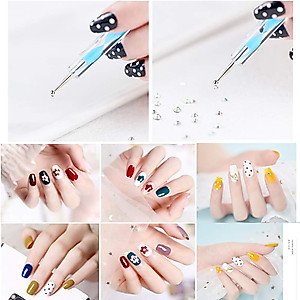 ABenkle 10Pcs Art Dotting Tools for Nail Art, Ball Tip Clay Tools Sculpting Pattern Tracing Stylus, Ball Embossing Stylu for Drawing,Painting Rocks Mandalas,Art Dot Tools