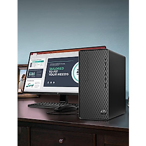HP Newest Premium Desktop, AMD Ryzen 5 5600G Processor, 32 GB RAM, 1 TB SSD Storage, Windows 11 Pro, High Speed Performance, Computer, 8 USB Ports, for Business, Study, Videos, and Gaming