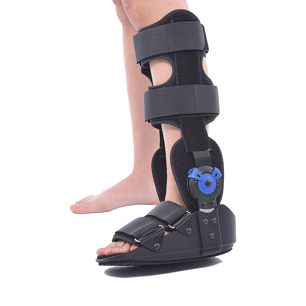 Orthopedic Walker Boot Fracture Orthopedic Boot ​for Toe Foot Ankle Injuries Fractures Sprains Walking Brace for Foot and ​Ankle to Reduce Pain Swelling Breathable Material,Lager
