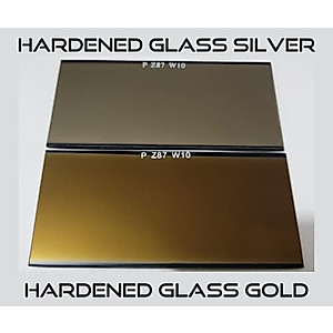 Best Welds Hardened Glass Gold Replacement Welding Lens – Advanced Passive Filter Plate 2" x 4-1/4" – Shade 9, 10, 11 & 12