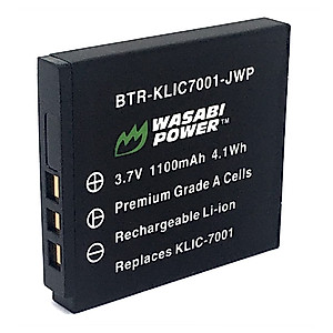 Wasabi Power Battery for Kodak KLIC-7001 and Kodak EasyShare M320, M340, M341, M753 Zoom, M763, M853 Zoom, M863, M893 is, M1063, M1073 is, V550, V570, V610, V705