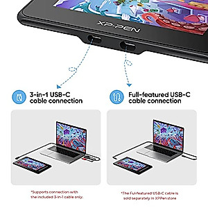 XPPen 10 inch Drawing Tablet Artist 10 2nd,Computer Graphics Tablet with X3 Stylus,Digital Drawing Pad with 8192 Levels Pressure Sensitive & 6 Shortcut Keys,Designed for PC,Laptop,Android(Black)