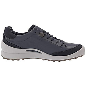 ECCO Men's Biom Hybrid Hydromax Water-Resistant Golf Shoe, Ombre/Buffed Silver/Night Sky, 9-9.5