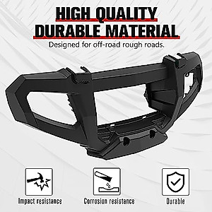 A & UTV PRO Front Bumper Guard for Polaris Sportsman 500 700 800 X2 Touring 2006-2010, Front Fascia Brush Guard Protector Accessories, Replace OEM# 2633527-070, 2633271-070, 2633520-070, 5437086-070