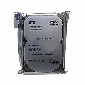 MaxDigitalData (MD6000GSA12872E) 6TB 7200RPM 128MB Cache SATA 6.0Gb/s 3.5-inch Internal Hard Drive (Enterprise Grade) - 3 Years Warranty