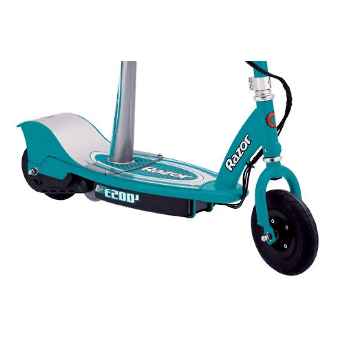 Razor E200S Electric Scooter - 8" Air-filled Tires, 200-Watt Motor, Up to 12 mph and 40 min of Ride Time, Teal