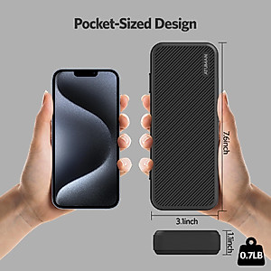 ATuMan Electric Screwdriver, Max 3 N.m More Powerful, 25-in-1 Magnetic Storage, Precision Repair Tool Set for Phone Camera Laptop Watch, Screw in & Out, Two Speed Options, Longer Battery Life