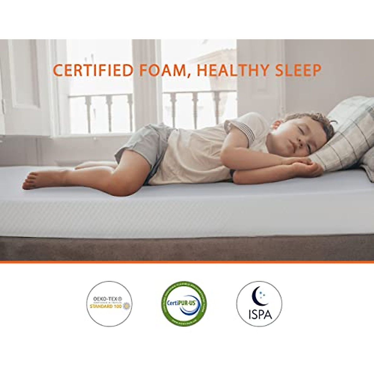 BIQWBIC 8 Inch Twin Mattress, Hybrid Twin Mattresses with Gel Memory Foam, Medium Firm Full Size Mattress for Cool Sleep, Mattress Pad Twin Size Pressure-Relieving and Supportive,Non-Fiberglass