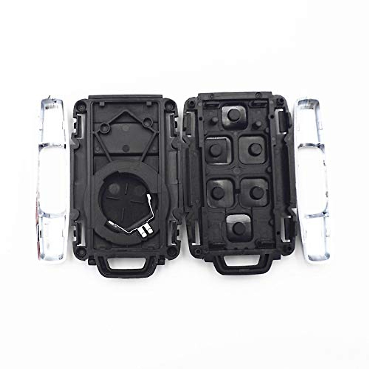 WFMJ for Chevrolet Chevy Tahoe Suburban GMC Yukon Keyless Entry 6 Buttons Remote Smart Key Case Shell Fob