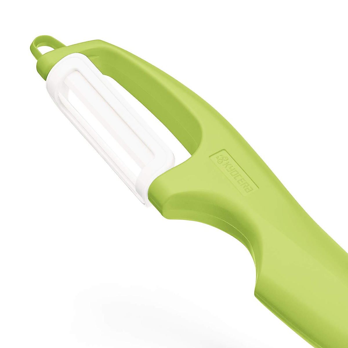 Kyocera Advanced Ceramic Vertical Double Edge Blade Peeler, Green