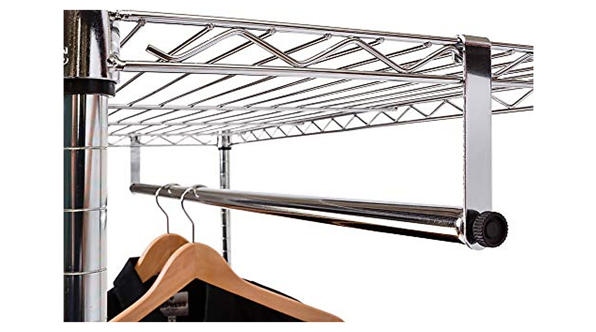36-Inch Chrome Hanging Rod for Closet Storage | Easy Install
