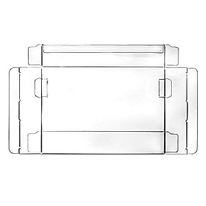 CHILDMORY 10Pcs Clear Box Case Sleeve CIB Protector for SNES N64 Games Cartridge Box