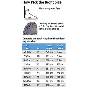 WHITIN Men's Trail Running Shoes Minimalist Barefoot Sneakers Extra Wide Width Toe Box Size 9W Gym Fitness Low Zero Drop Minimus Flat Comfort Black 42