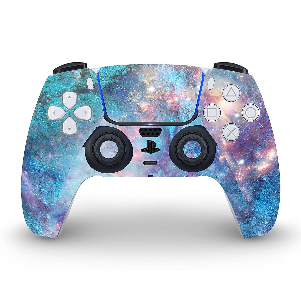 Head Case Designs Officially Licensed Barruf Abstract Space 2 Art Mix Vinyl Faceplate Sticker Gaming Skin Case Cover Compatible with Sony Playstation 5 PS5 Disc Edition Console & DualSense Controller