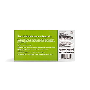 365 by Whole Foods Market, Double Zipper Sandwich Storage Bag, 100 Count