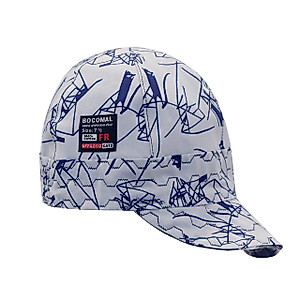 BOCOMAL 2 Pack Welding Cap Plaid Style CAT2 NFPA2112 Flame Resistant 7OZ Midweight Welder Hats 7 1/8