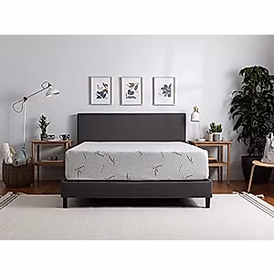 Tulo 12" Medium-Plush Memory Foam Bamboo Pressure Relief Mattress in a Box | King Size