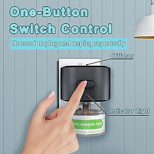 Moskiller Mosquito Repeller, Bluetooth APP Control Electronic Mosquito Repellent Plug in, Include 1 Pack 280 Hr Repellent Refills for Home, Bedroom, Office, Kitchen