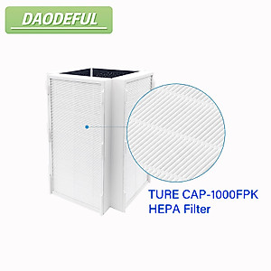 Replacement Filter Compatible With Cuisinart CAP-1000: H13 True Hepa Filter Compatible With Cuisinart CAP-1000FPK PuRXium Air Purifier