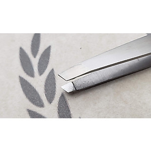 Bianco Instruments Slant and Micro Slant Tweezer Bundle - Made in USA Stainless Steel - Expertly Honed for a Professional Grip on Even the Most Stubborn Hairs - 2mm and 3.5mm Tips