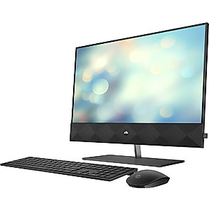 HP Pavilion 24 Desktop 2TB SSD 64GB RAM Win 11 Pro (Intel Core i9-11900K Processor with Turbo Boost to 5.30GHz, 64 GB RAM, 2 TB SSD, 24" Touchscreen FullHD, Win 11 Pro) PC Computer All-in-One