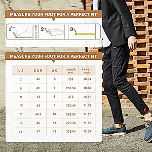 Kkyc Men's Comfortable Business Casual Dress Shoes, Classic Fashion Lace up Work Shoes 11M (Blue)