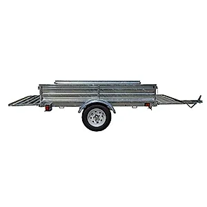 Detail K2 MMT5X7G 5 ft. x 7 ft. Multi Purpose Utility Trailer Kits (Galvanized)