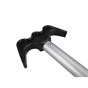 Pactrade Marine Boat Kayak Raft Floating Telescopic 45'' - 72'' Oar Paddle & Hook Anodized Aluminum Shaft