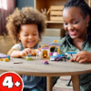 LEGO Friends Horse Training and Trailer Building Set 41441 with Stables, Car, Horse Toy, and Foal Figure, Great Gift Idea for Girls and Boys 4 Plus Years Old