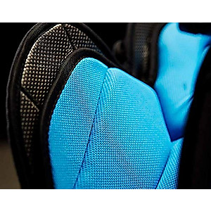 STX HP SG30 SR 14 WE/BE Ice Hockey Surgeon RX3 Shin Guards, 14", White/Blue, 14"