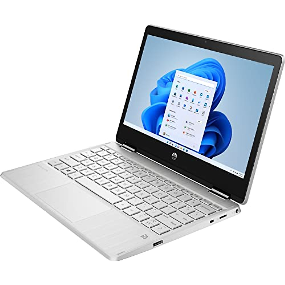 2022 HP X360 2-in-1 Convertible Laptop, 11.6" HD IPS Touchscreen Display, Intel Pentium Silver Quadcore N5030, 4GB DDR4, 128GB SSD + YSC Accessory, Webcam, USB-C, Windows 11 S
