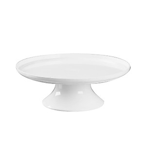 GRUPO MIRANDINHA Acrylic Round Cake Stand Cupcake Stand Candy Stand (White)