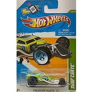 HOT WHEELS 2012 TREASURE HUNT SERIES #13 OF 15 SURF CRATE DIE-CAST