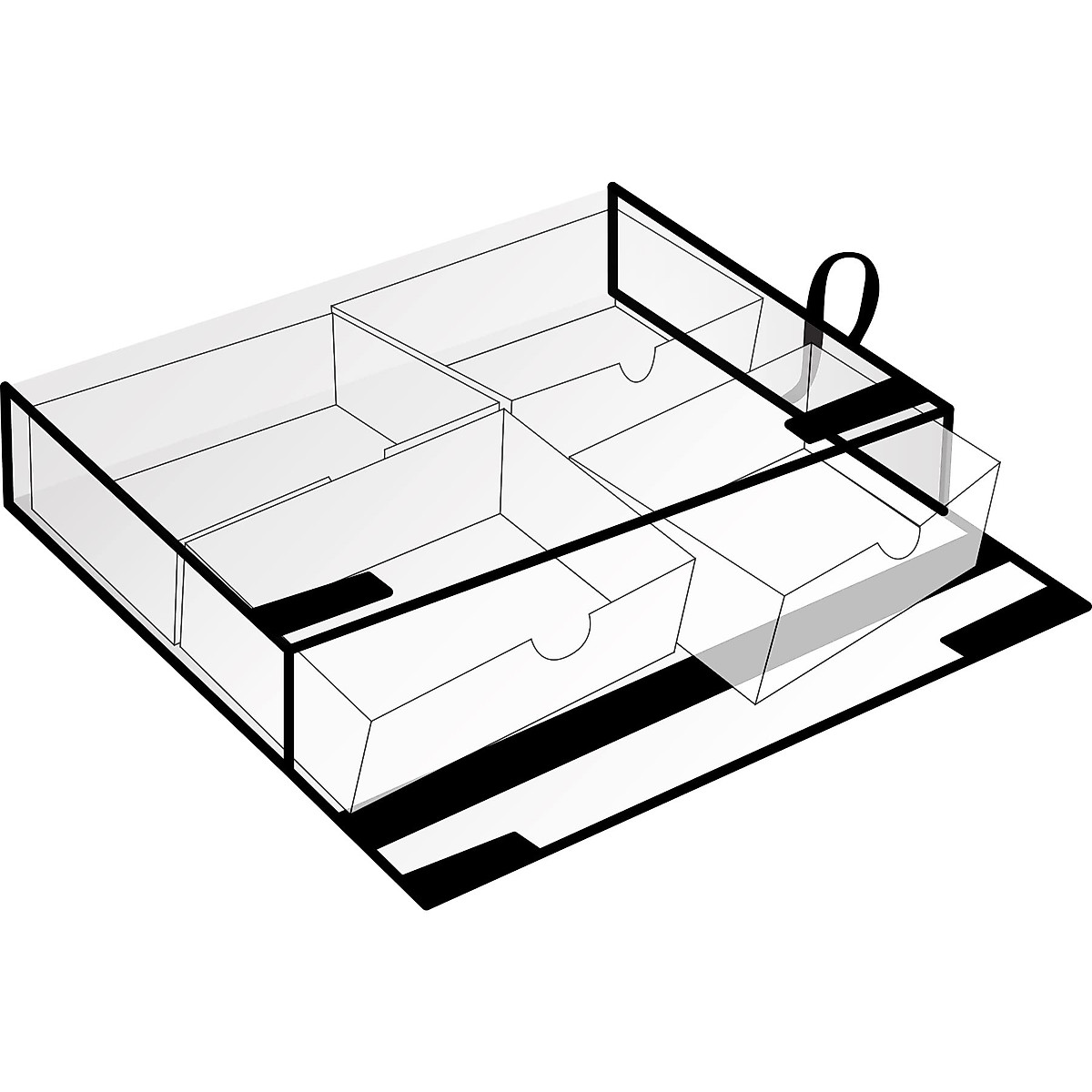 Totally Tiffany Supply CASE W/DRWRS, 0