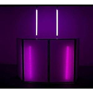 ADJ Products LED BP TUBES 4 PAK Rechargeable Battery Powered Color Changing Plastic LED Tube, 4-Pack