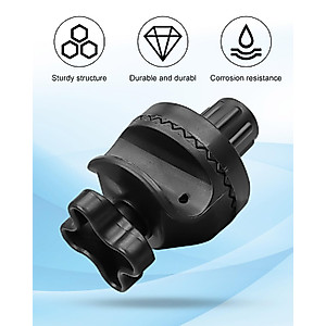 Outdoor Porch Patio Swings Plastic Fittings to Attach Canopy Frame to Swing Frame, 2 Pack