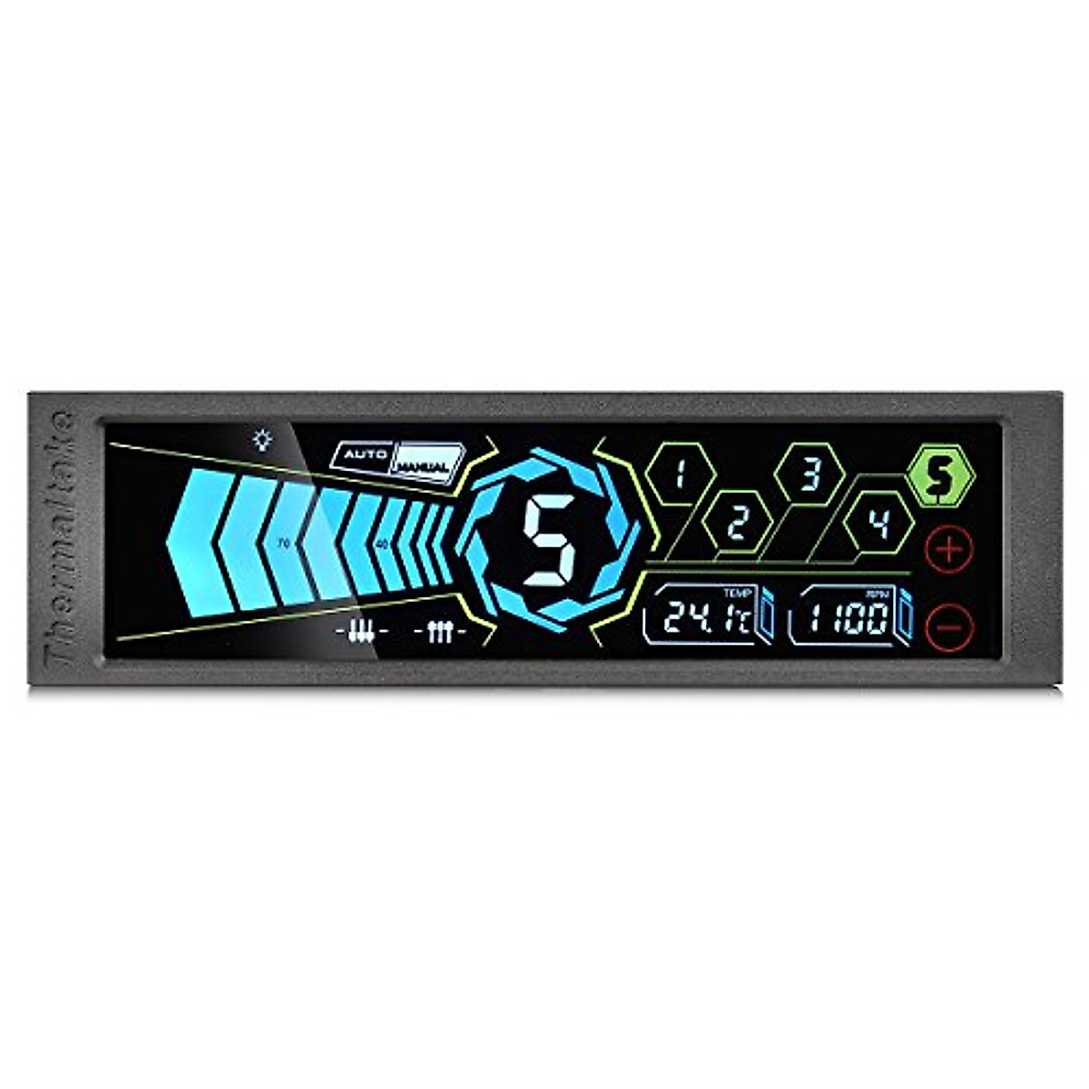 Thermaltake Commander FT Touch Screen 5 Channel Single 5.25" Bay Cooling Fan Controller AC-010-B51NAN-A1