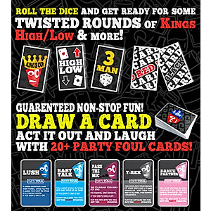 DRINK-A-PALOOZA Drinking Games for Adults - Competitive Board Game for Parties, 21st Birthdays, and Game Nights; Features Drinking Card Games, Beer Pong, and Couples Games – The Perfect Novelty Gift