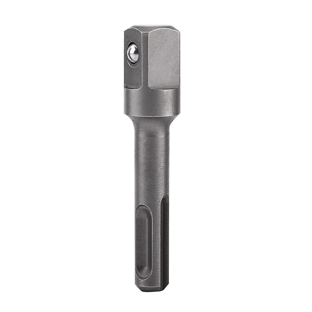 4Pcs Set SDS Plus Shank to 1/4" Hex Socket Adaptor and 1/4" 3/8" 1/2" Head Drill Bit Extension Connector