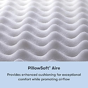 Serta Sleeptrue Medium 12" Queen Hybrid Mattress in a Box, Cooling, Breathable, and Pressure Relieving - 100 Night Trial, CertiPUR-US Certified and 10 Year Limited Warranty