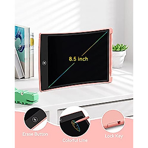 KOKODI Kids Toys 3 Packs LCD Writing Tablet, Colorful Toddler Drawing Pad Doodle Board Erasable, Educational Learning Toys Birthday Gifts for Girls Boys Age 3 4 5 6 7 8, Pink Blue Green