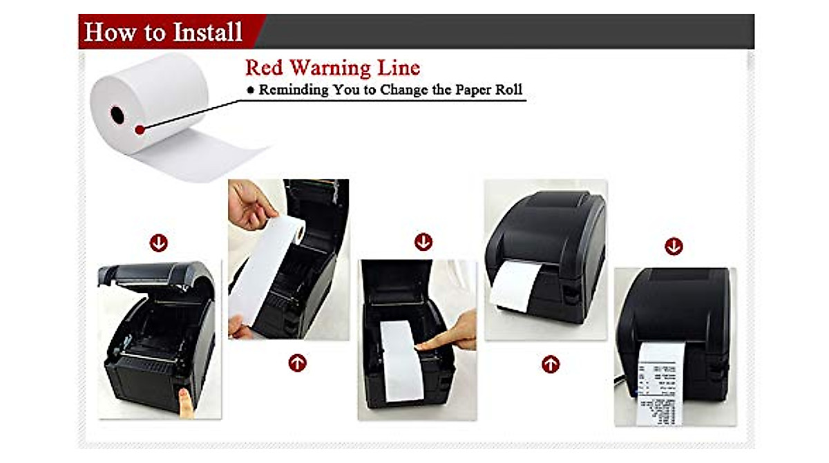 50 Rolls of 3" x 165' POS Cash Register Paper