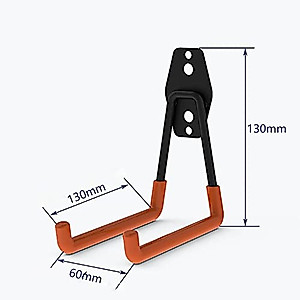 AKDXM AKDXMMultifunction Hanger Hose Butler, Garden Hose Holder Wall-Mounted,Super Load-Bearing,Non-Slip Protective Cover on The Bottom,Rust Proof Wrought Iron,B