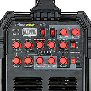 PRIMEWELD TIG225X 225 Amp IGBT AC DC Tig/Stick Welder with Pulse CK17 Flex Torch and Cable 3 Year Warranty