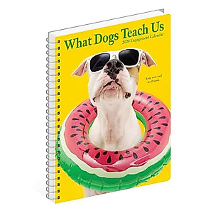 Willow Creek Press What Dogs Teach Us Softcover Weekly Planner 2024 Spiral-Bound Engagement Calendar (6.5" x 8.5")