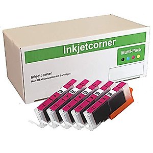Inkjetcorner Compatible Ink Cartridges Replacement for CLI-251XL CLI-251 for use with iX6820 MX920 MX922 MG5520 MG5522 MG5620 MG6620 MG5420 MG6420 iP8720 (Magenta, 5-Pack)