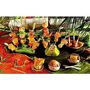 PacknWood Bamboo Paddle Pick Skewer, 7.1" Length (Case of 2000)