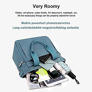 YSGBYSG Female Multi-Color Large-Capacity Tote Bag, Handbag Waterproof Canvas Design, Women's Crossbody Bag Shoulder Bag (black)