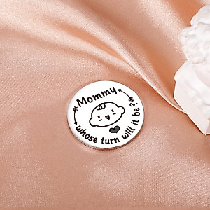 New Parents Gifts for Mom Dad to be Funny Decision Coin Congratulations New Baby Gifts for Expecting Mommy Daddy Christmas Pregnancy Gifts for Wife First Time Mom Fathers Day Baby Shower Birthday Gift
